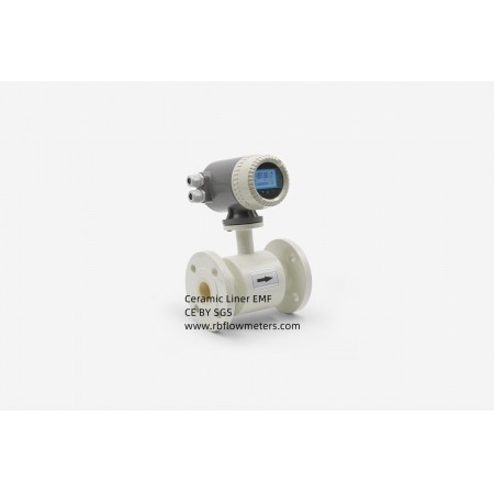 Ceramic Magnetic Flow Meter for Abrasive Slurry|RBEF